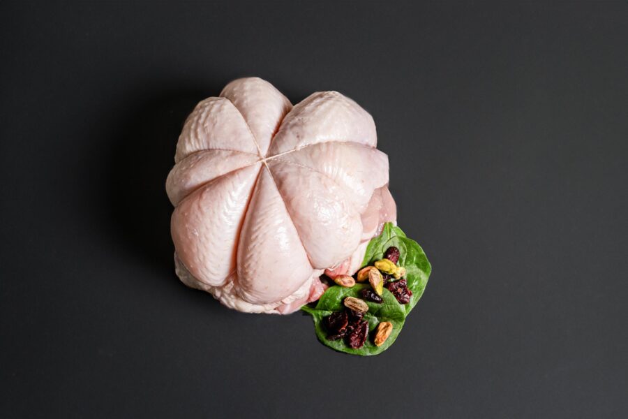 Boneless Chicken Carousel 1.5kg - Spinach, Fig, Cranberry & Pistachio ...